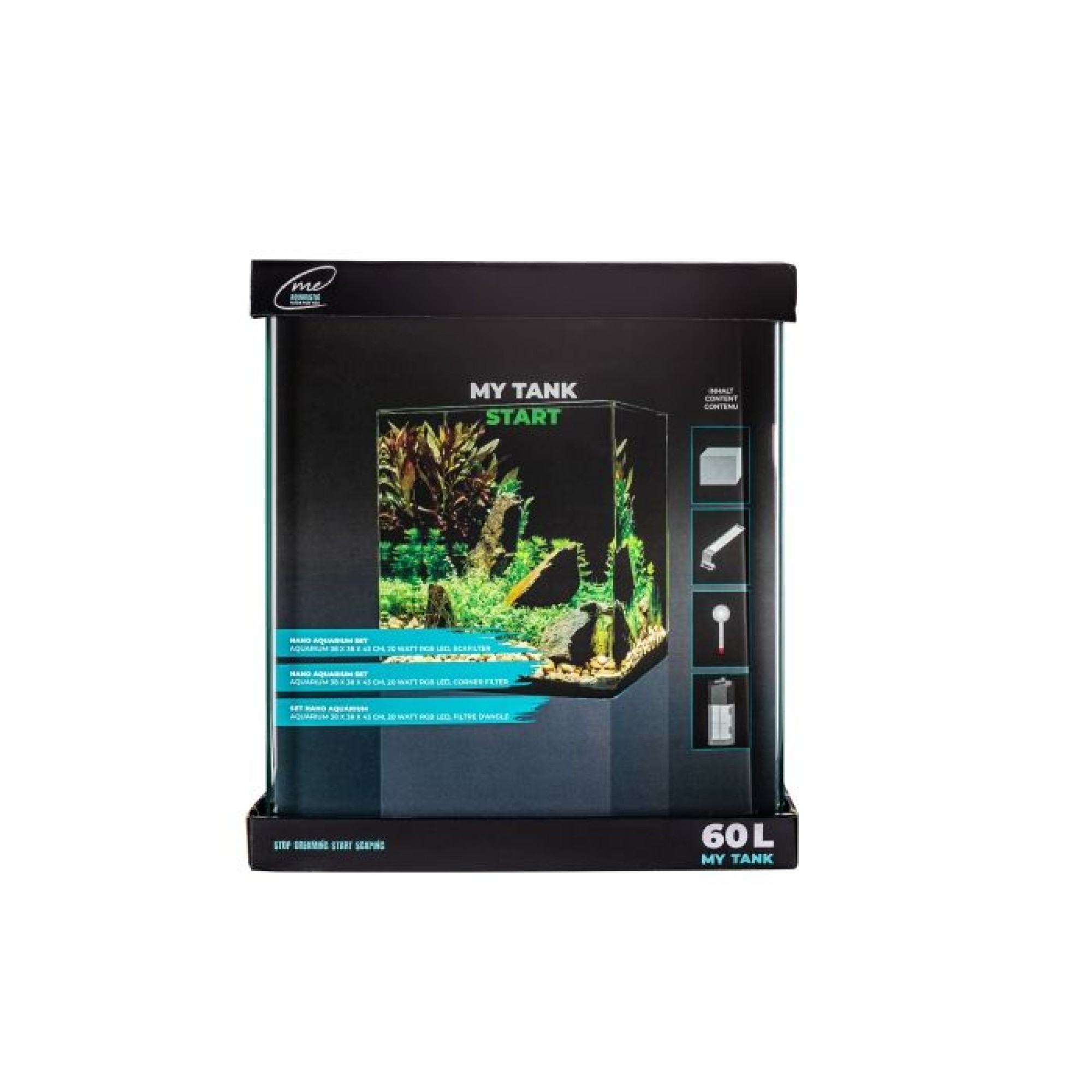Me My Tank 60 L Start, Aquarium Set